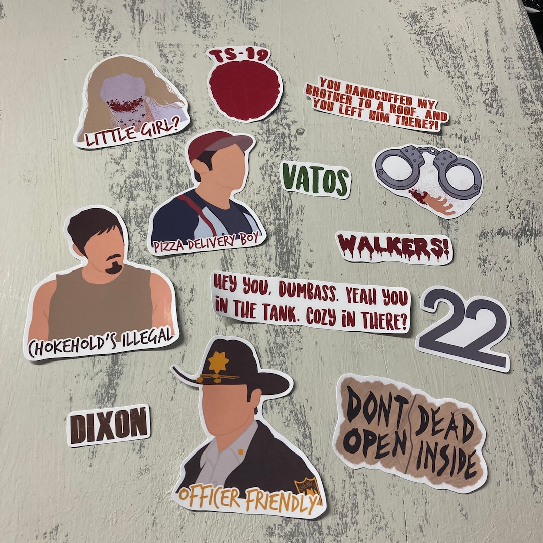 Zombie Sticker Pack - Etsy