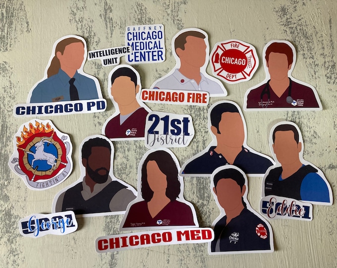 0ne Chicago Sticker Bundle - Etsy