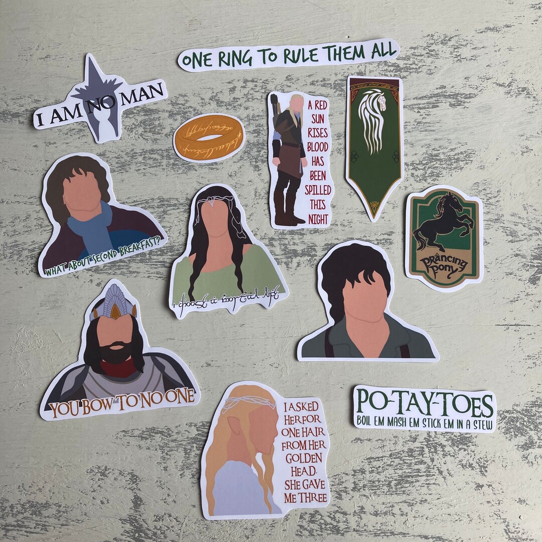 Rings Sticker Pack - Etsy
