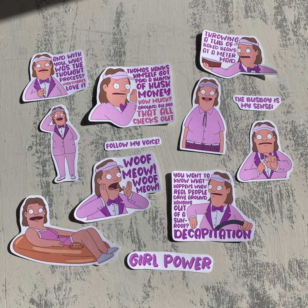 BB - Nat Sticker Pack - Etsy