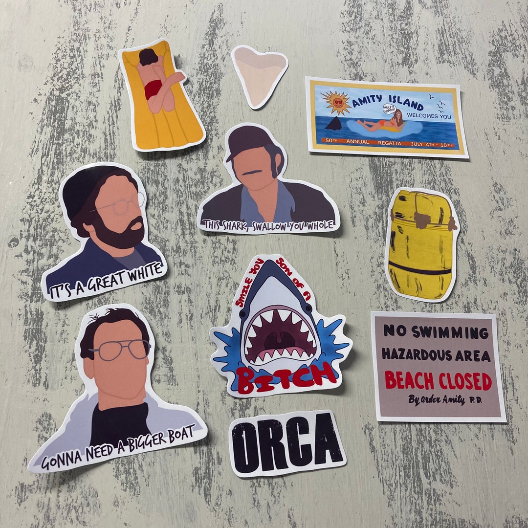 Shark Sticker Pack - Etsy