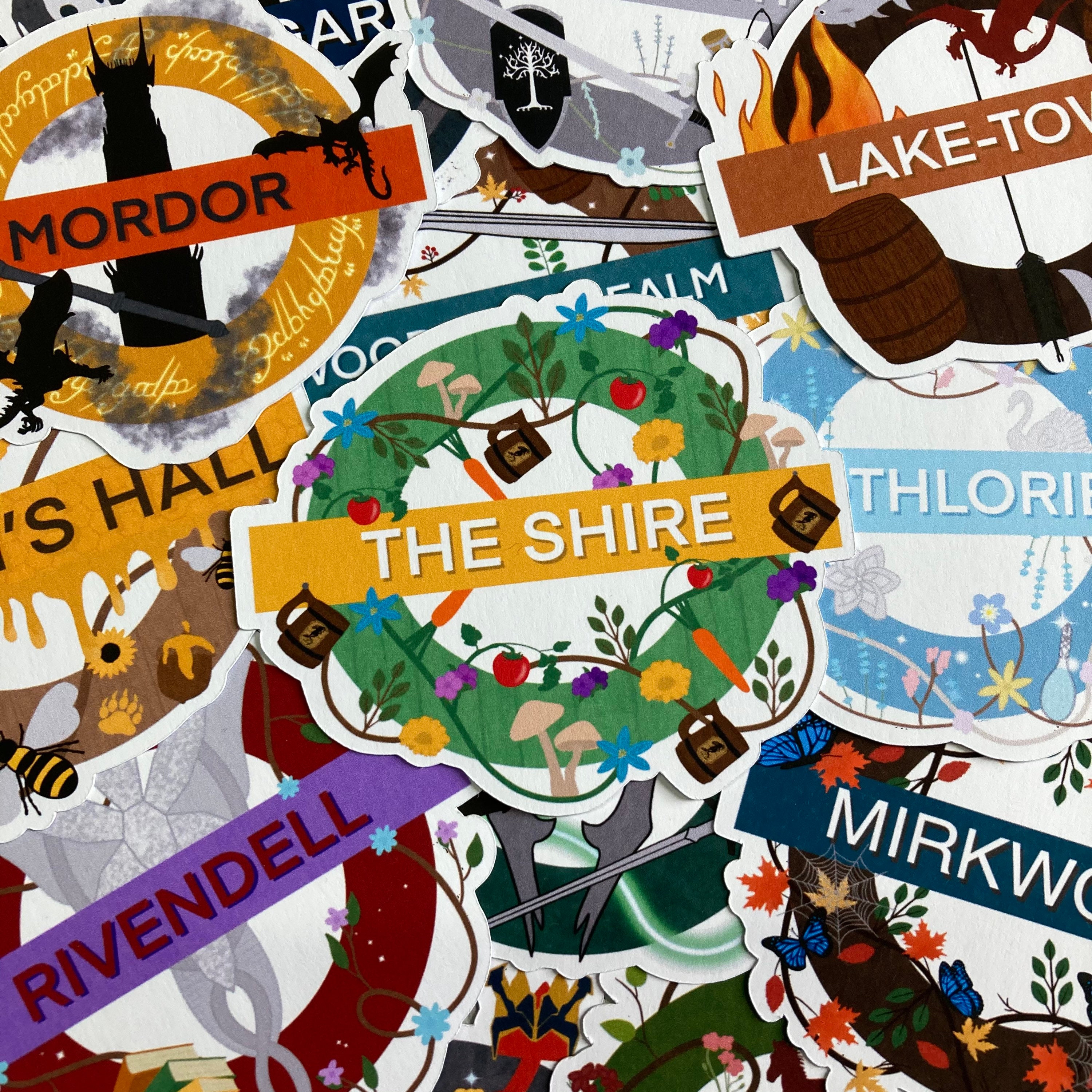 Location Stickers - Etsy UK