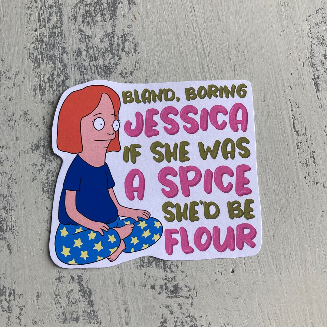 BB - Jessica Sticker - Etsy