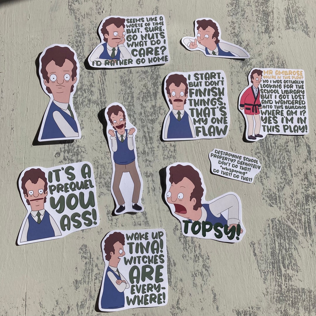 BB - Mr Ambrose Sticker Pack - Etsy