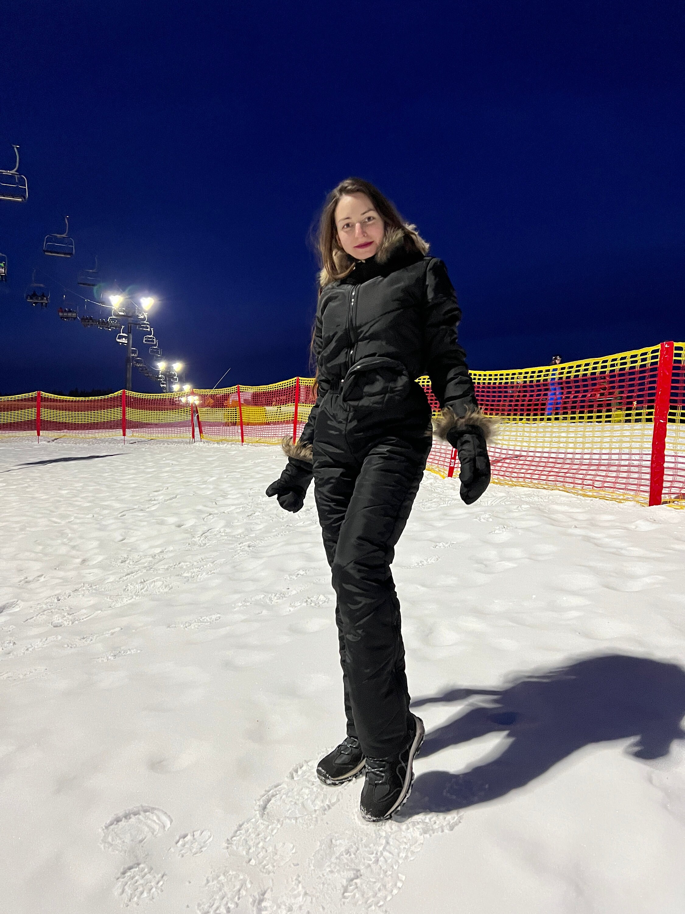Black Winter One Piece Suit, Black Jumpsuit, Snow Suit for Woman ...
