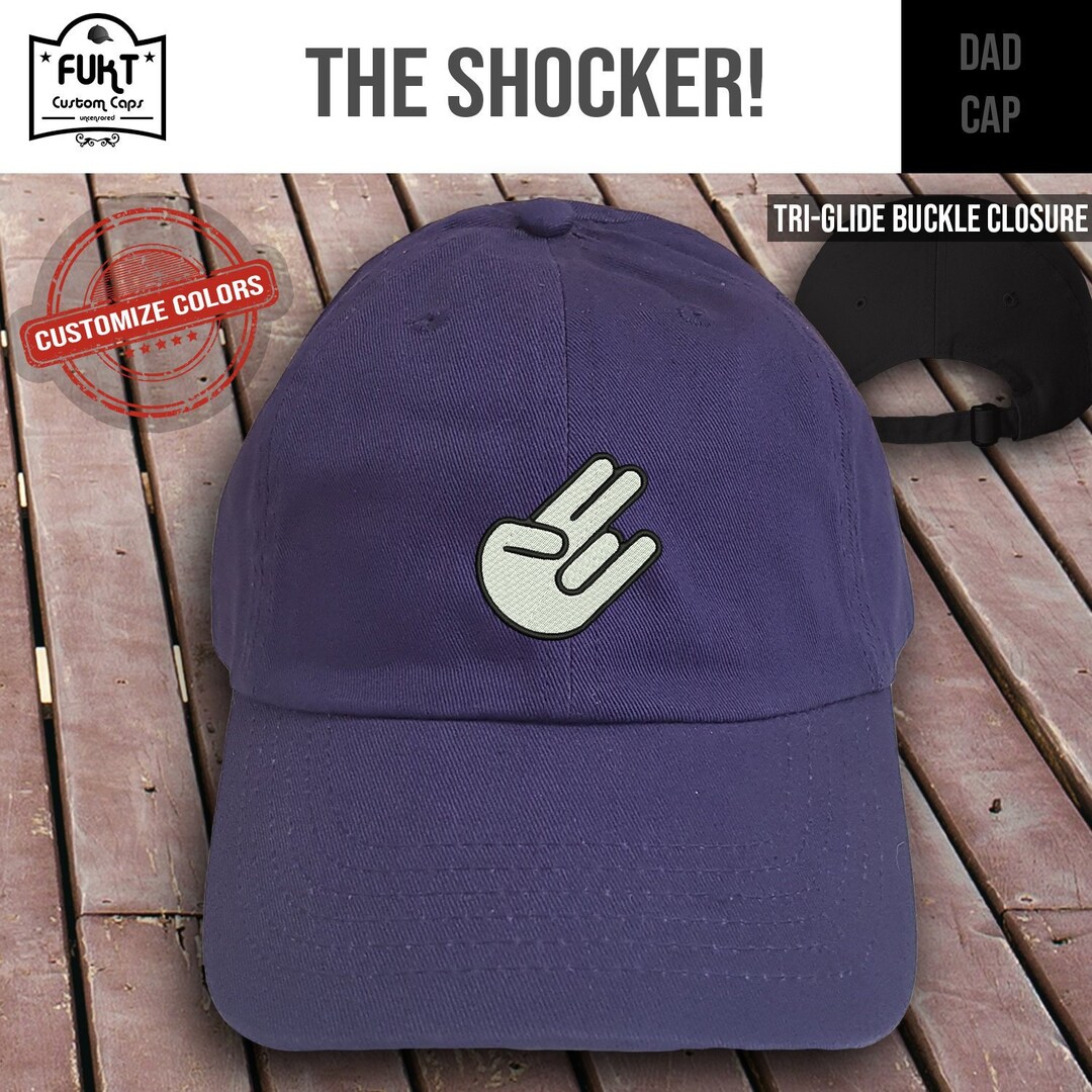 The Shocker Embroidered Cap cap That Shows Shocker Two in the Pink ...