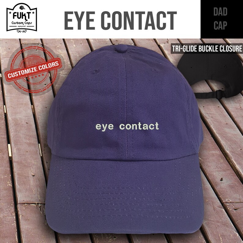 Eye Contact Cap Hat About Eye Contact Eye Contact Baseball - Etsy