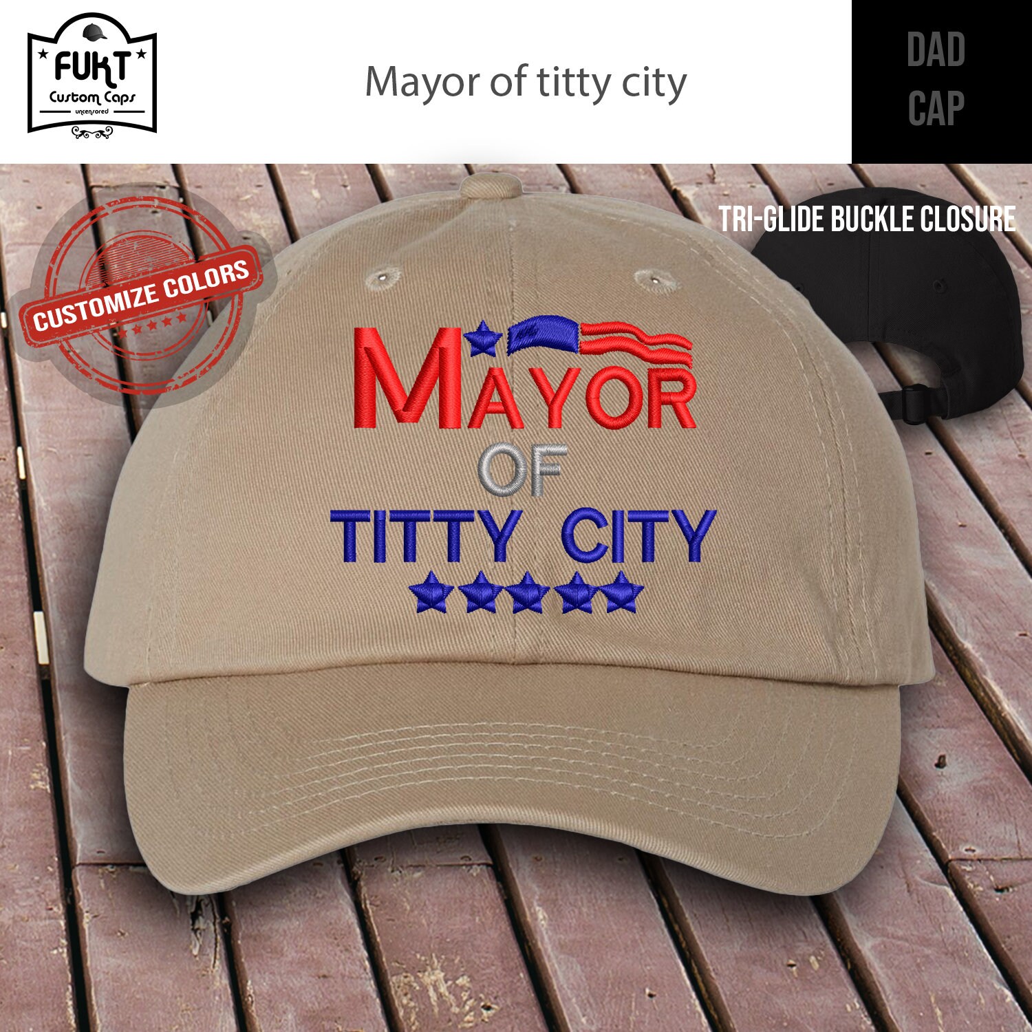 Mayor of Titty City Hat Funny NSFW Cap Design Embroidered Hat - Etsy