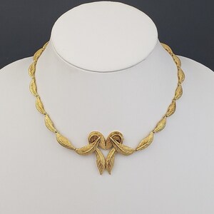 Estate Italian Designer 18K Solid Gold 16 1/4" Textured Collar Necklace ...