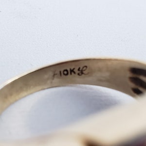 Vintage Men's 10K Gold Ruby & Diamond Elk's BPOE Ring - Etsy
