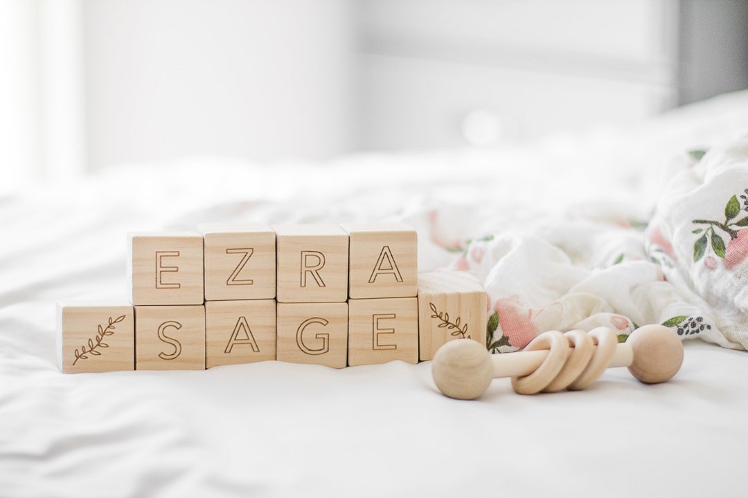 Custom Name Blocks | Personalized Blocks, Personalized Baby Name Blocks ...