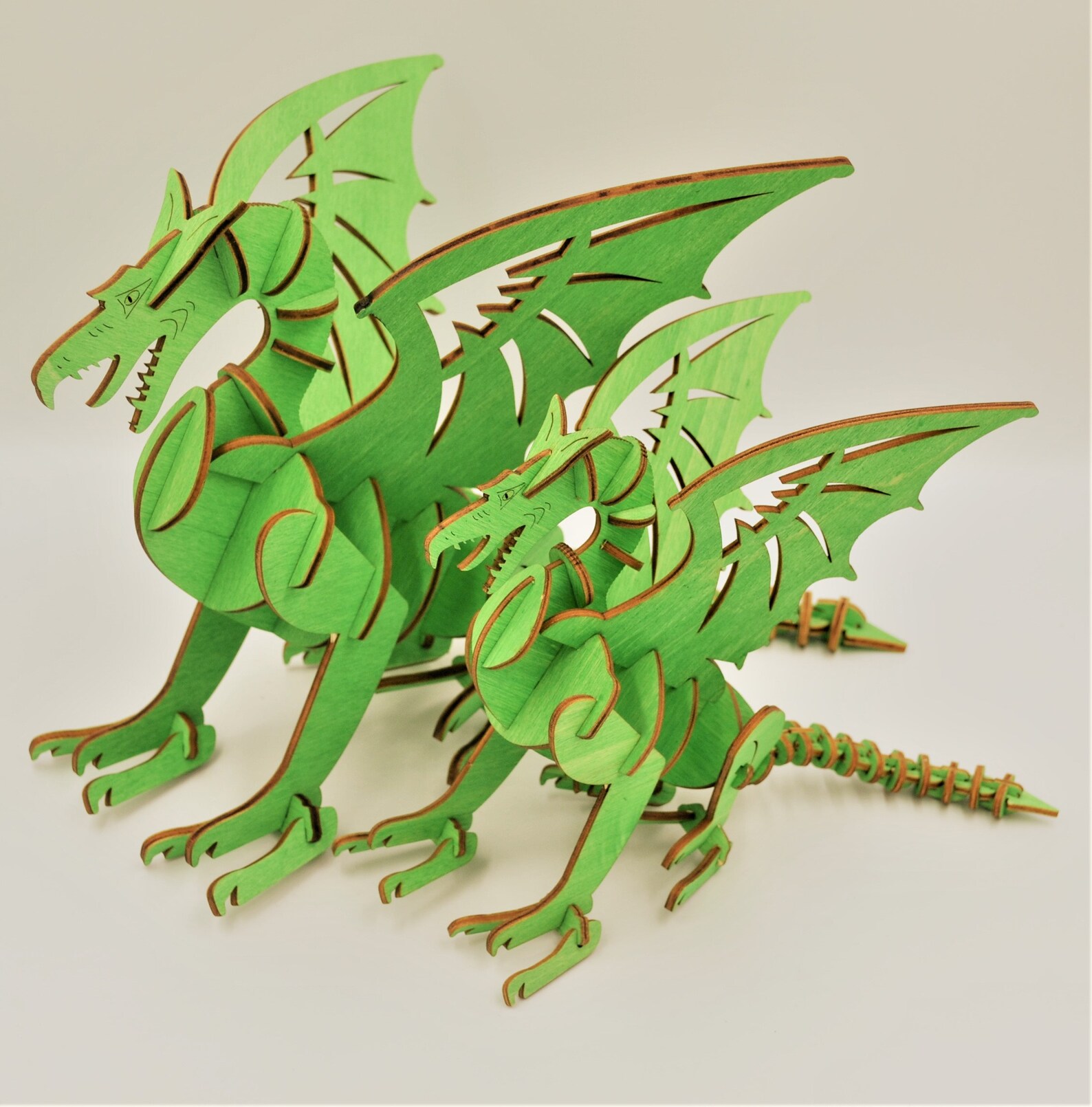 Dragon Puzzle - DHL Express Delivery - Wooden 3D Puzzle - Ecofriendly ...