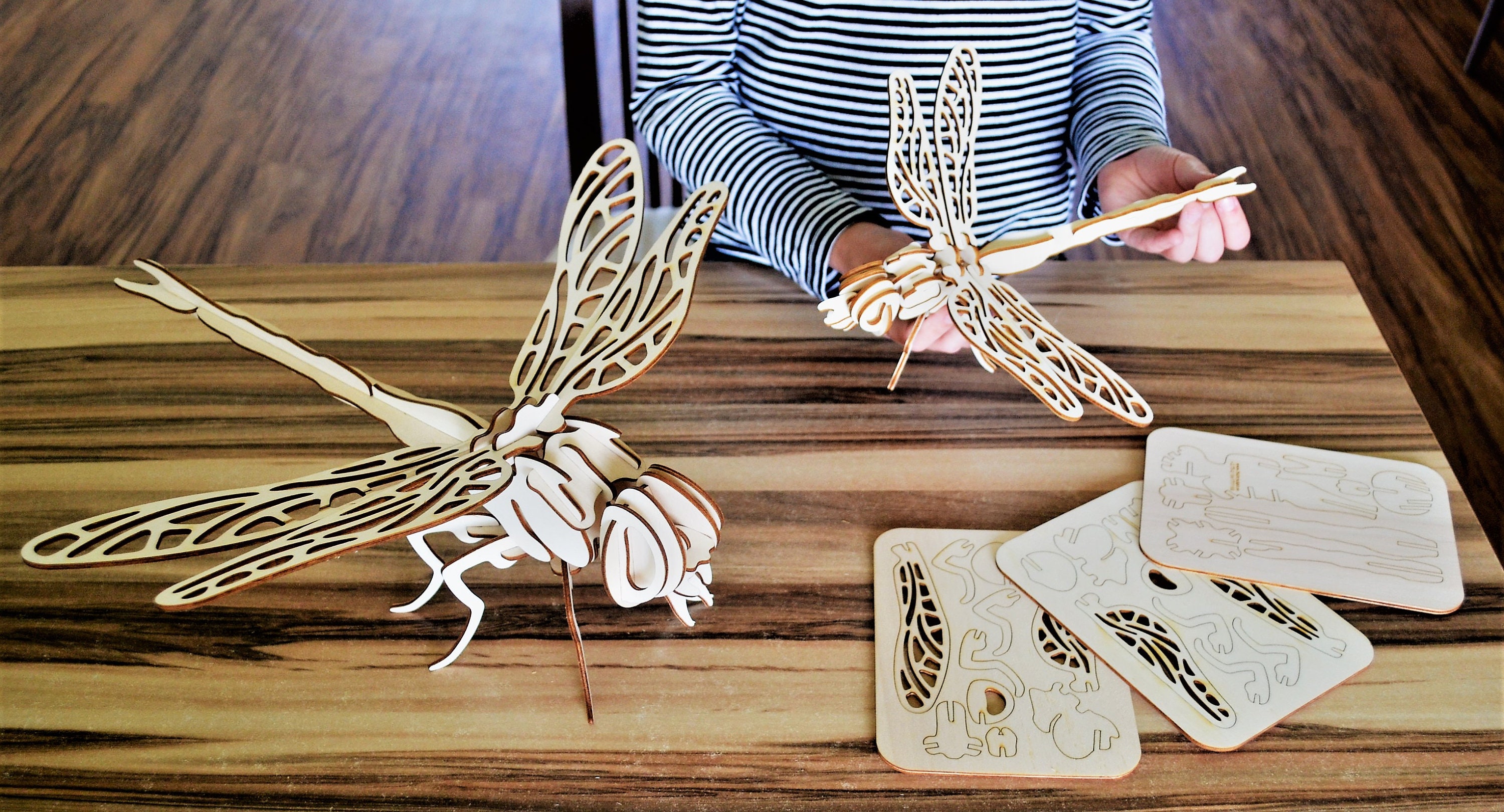Dragonfly Puzzle DHL Express Delivery DIY Kit Kids Toys - Etsy