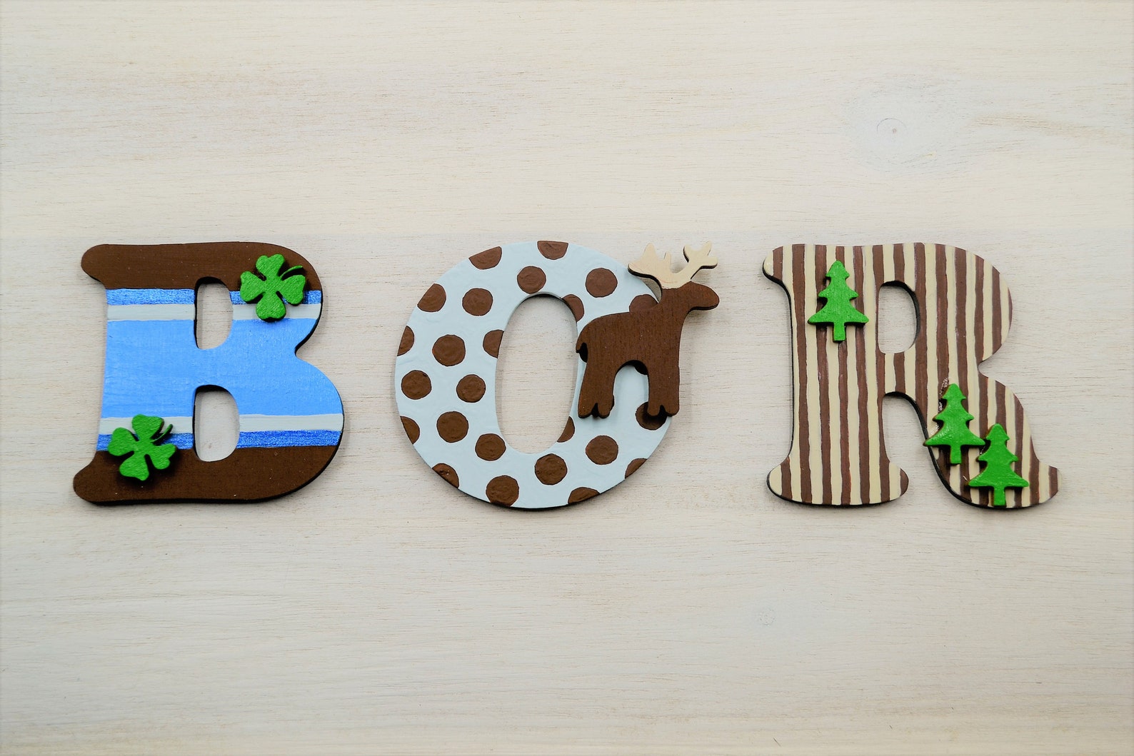 Wood Letters Unfinished DIY Letters Kids Nursery Room Wall - Etsy