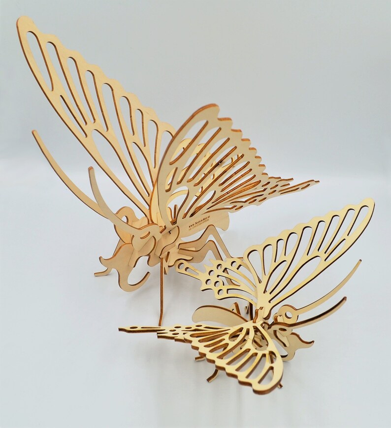 Butterfly Puzzle - DHL Express Delivery - Wooden 3D Puzzle - Kids Room ...
