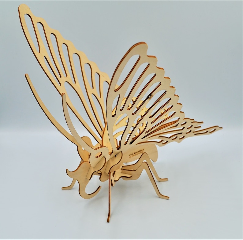 Butterfly Puzzle - DHL Express Delivery - Wooden 3D Puzzle - Kids Room ...