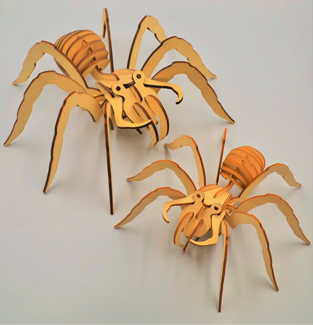 Spider Puzzle - DHL Express Delivery - Kids Room Wood Decor - DIY Kit ...