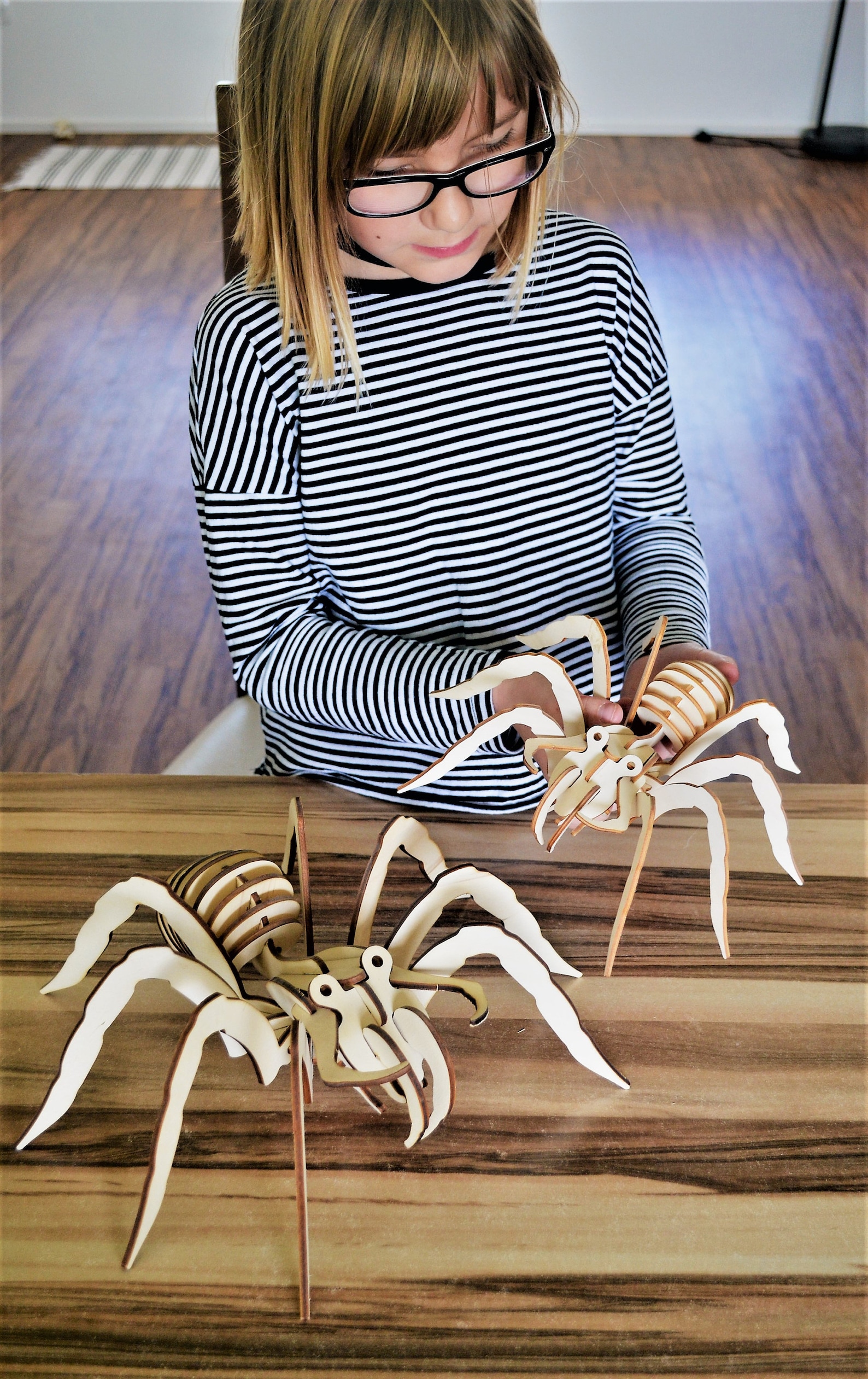 Spider Puzzle DHL Express Delivery Kids Room Wood Decor | Etsy