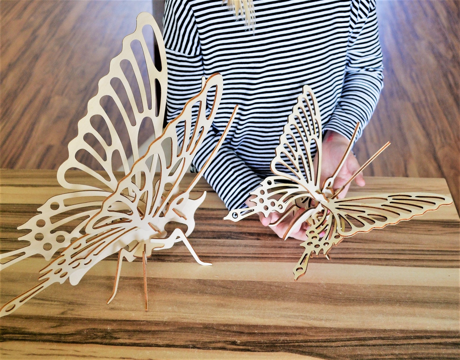 Butterfly Puzzle DHL Express Delivery Wooden 3D Puzzle - Etsy