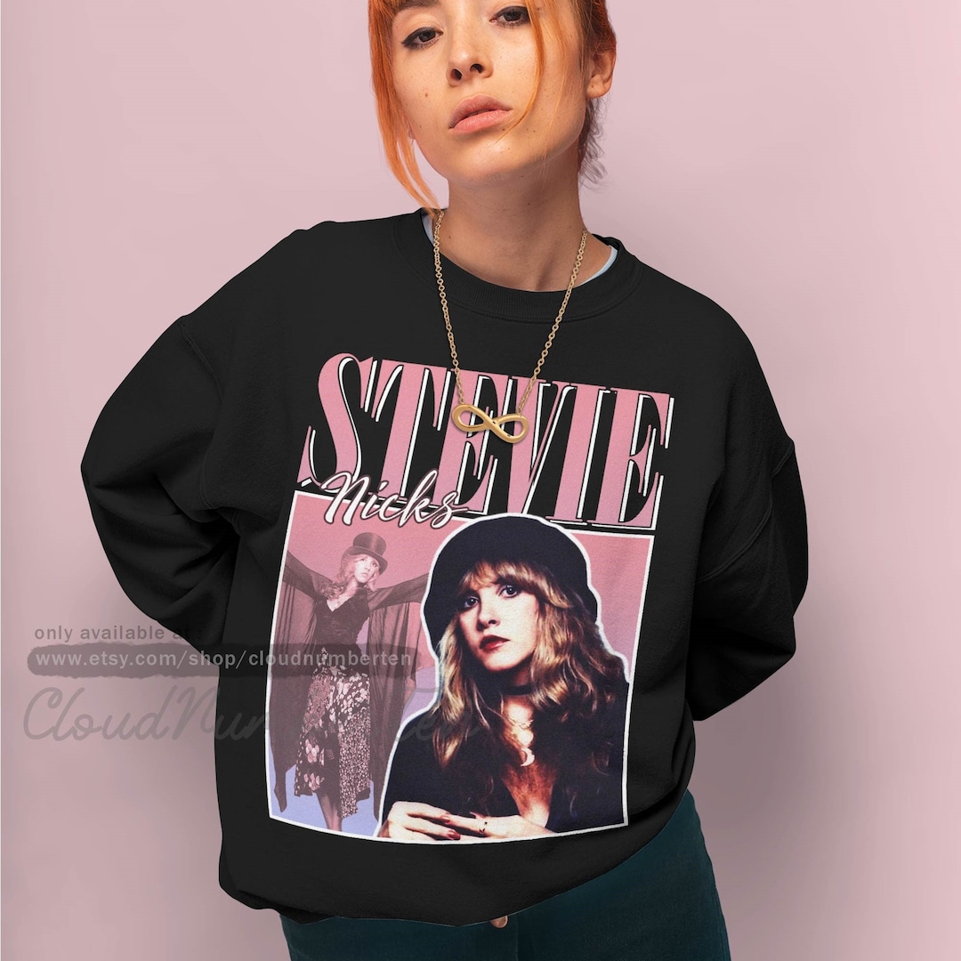 Stevie Nicks Sweater Retro 90s Poster Tee Vintage Style Sweatshirt 112 ...