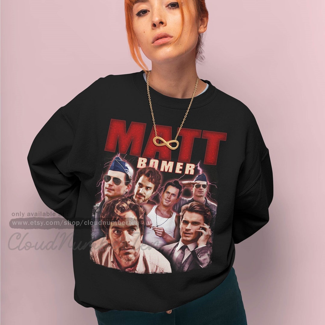 Matt Bomer Sweater Retro 90s Poster Tee Vintage Style - Etsy