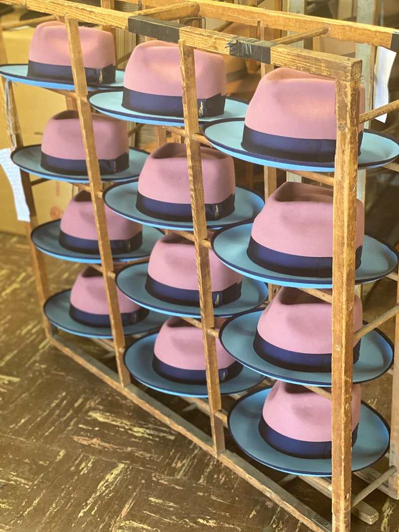 Two Tone Fox Fedora for Men and Woman - Etsy