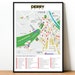 Derry Maine It Map Print, Stephen King It Wall Art Print, Terror Print ...