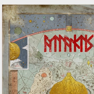 Atlantis Ancient Map Atlantis the Lost Empire Poster Ancient - Etsy