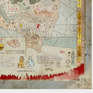 Atlantis Ancient Map Atlantis the Lost Empire Poster Ancient - Etsy