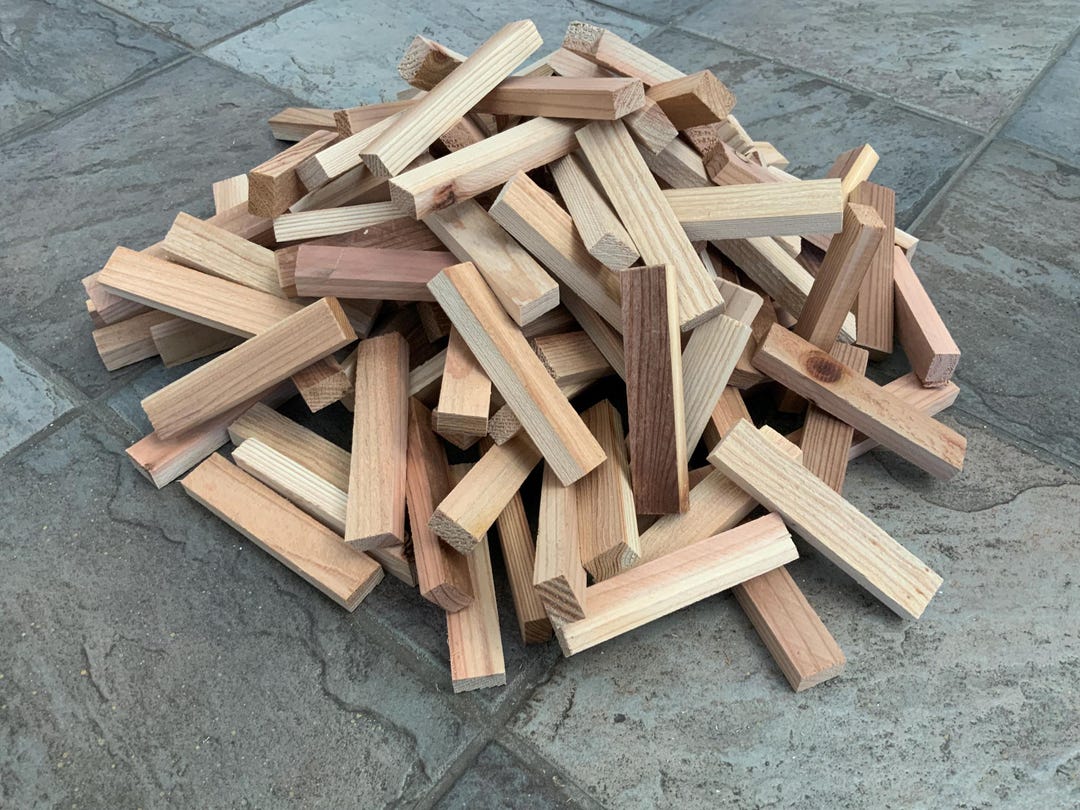 Cedar Wood 5 X 1 X 0.5 Blocks Bricks Sticks Repellent Fresh Scent ...