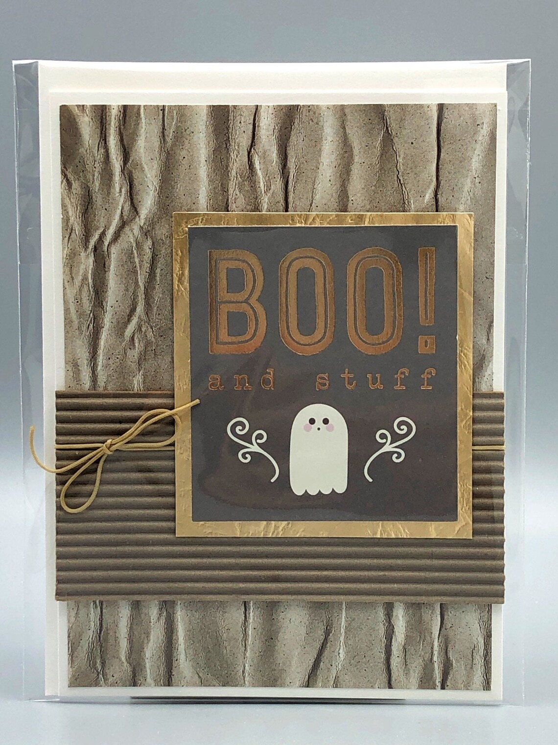 Rustic Halloween, 3D Ghost Card for Him / Her / Friend / Son / Daughter ...