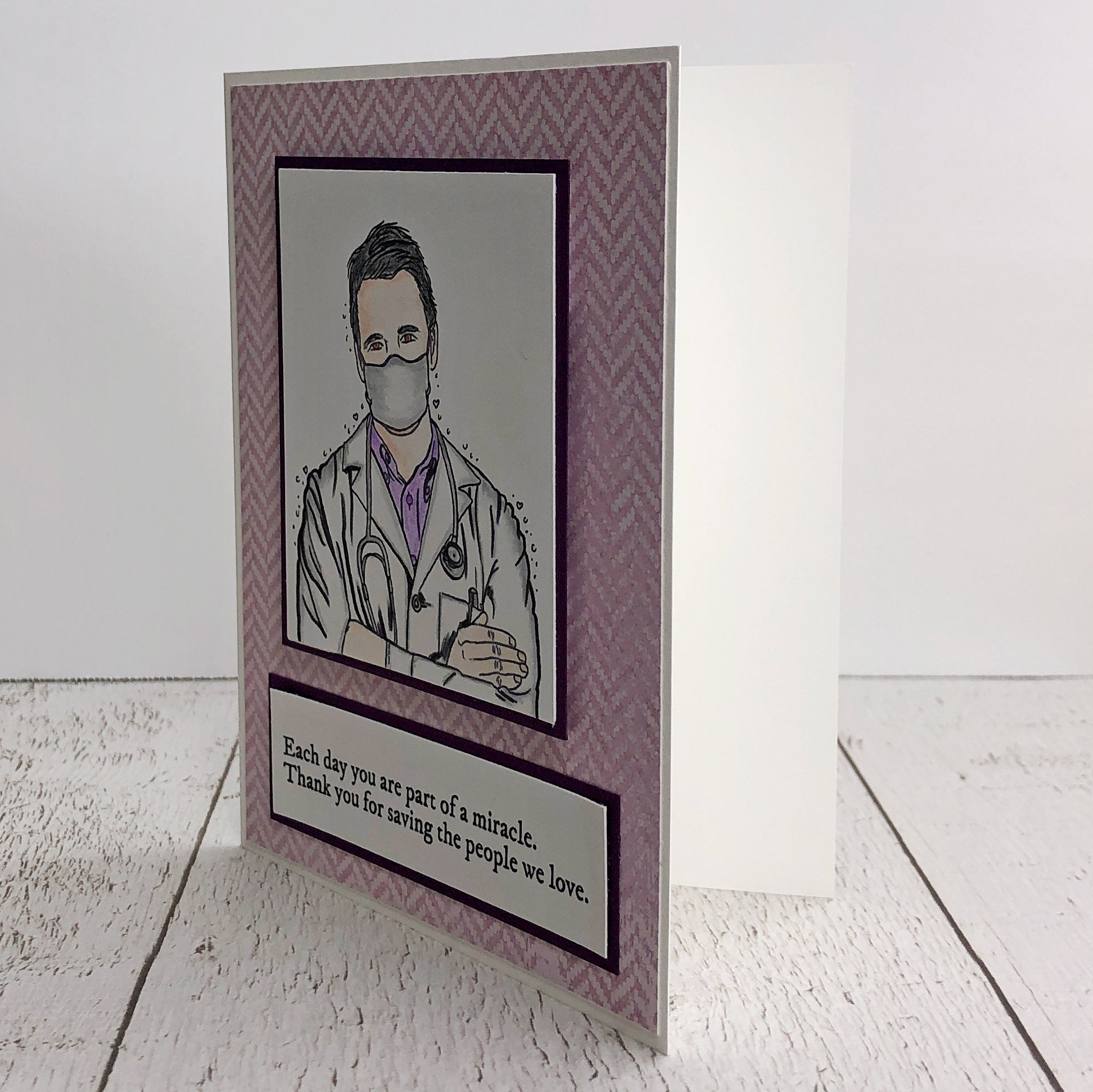 Thank You Card for Doctor / Medical Professional / Healthcare Heroes ...