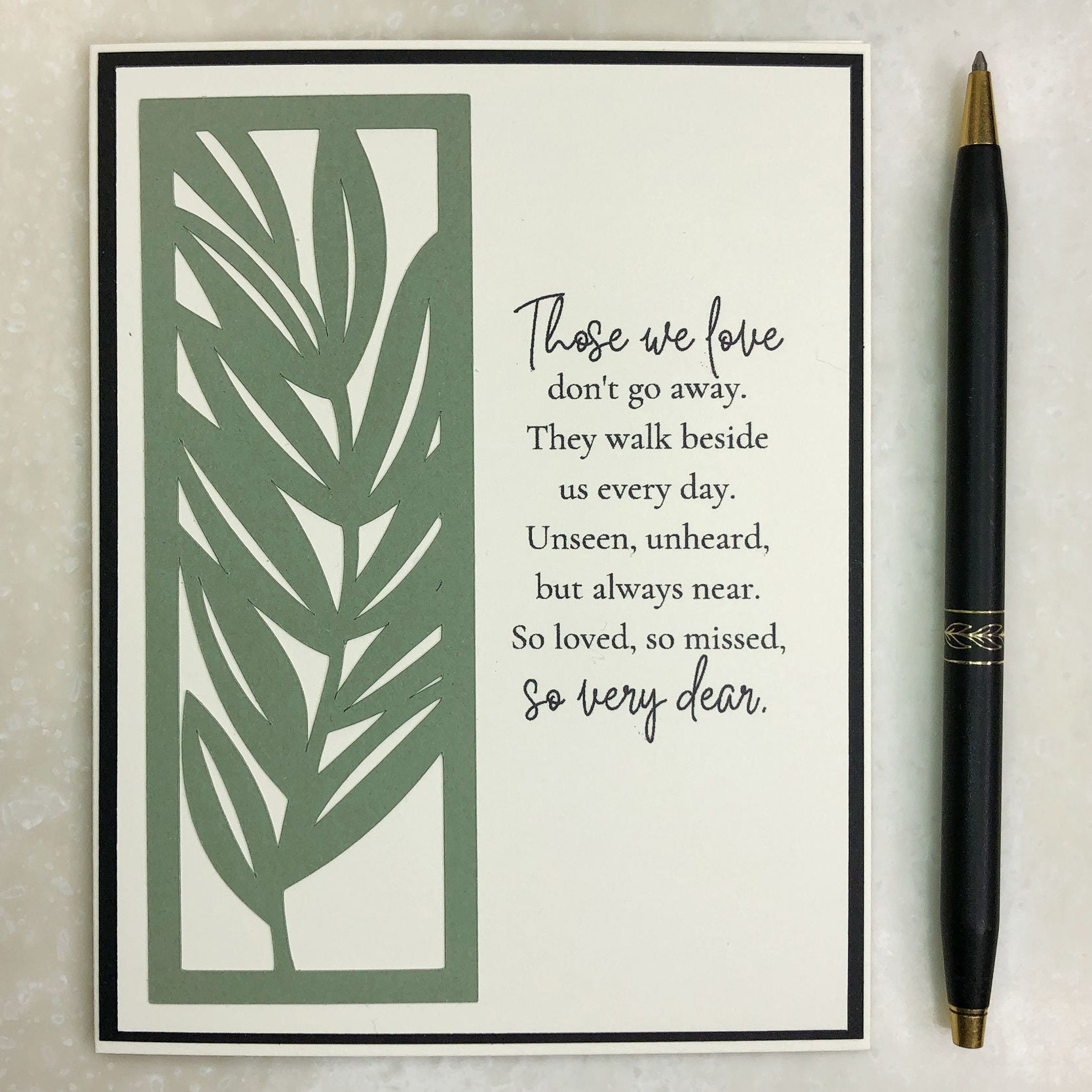 Sympathy Card, Condolence, Bereavement, Mourning, Grief, Loss of Loved ...