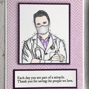 Thank You Card for Doctor / Medical Professional / Healthcare Heroes ...