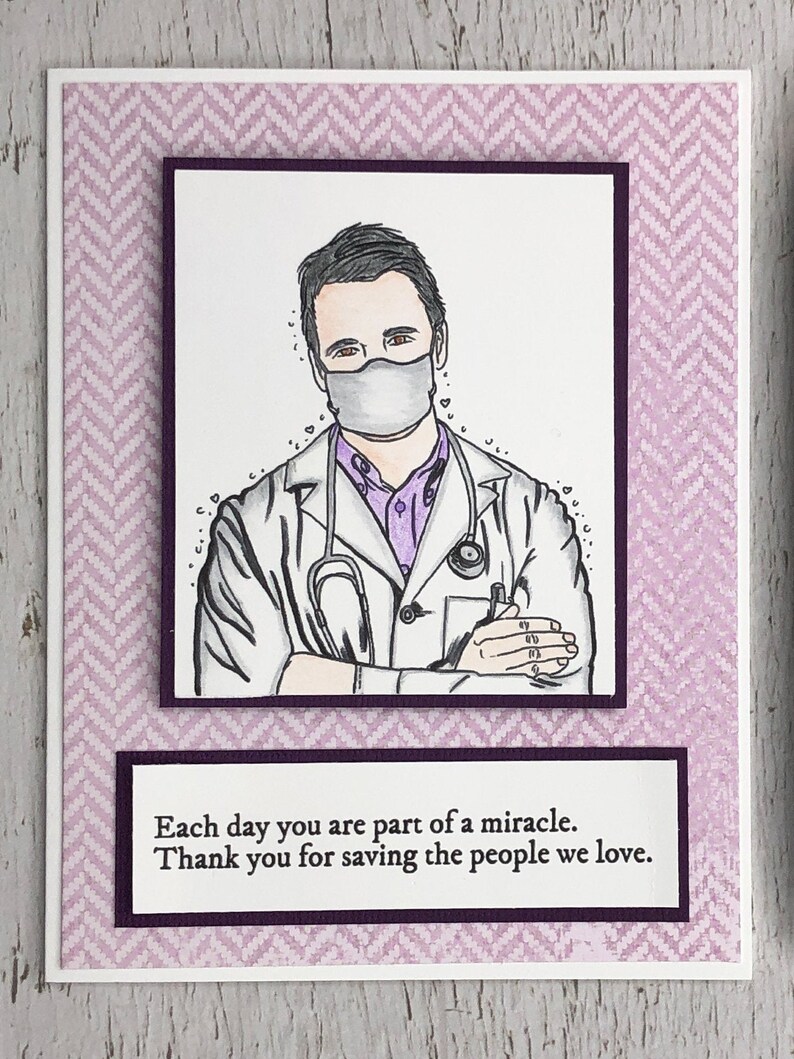 Thank You Card for Doctor / Medical Professional / Healthcare Heroes ...