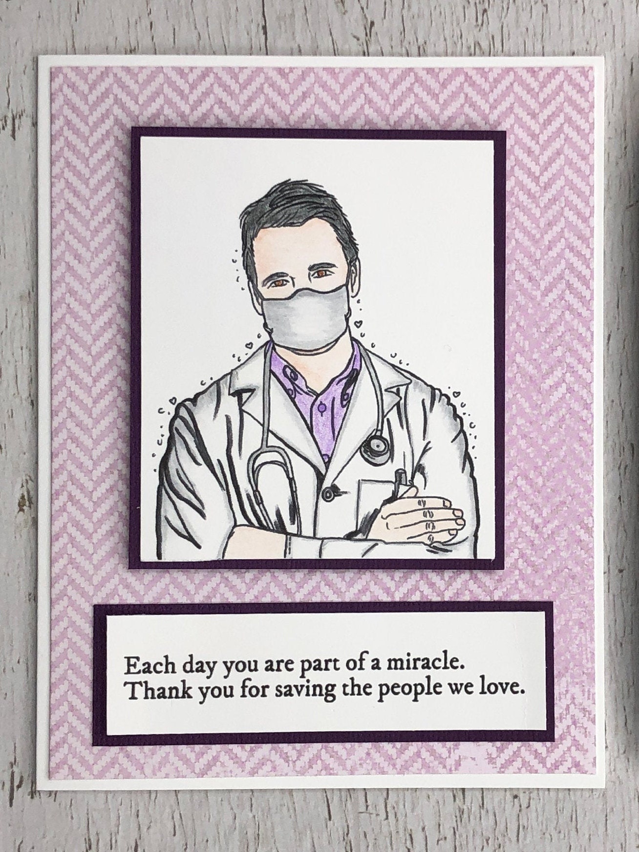 Thank You Card for Doctor / Medical Professional / Healthcare Heroes ...