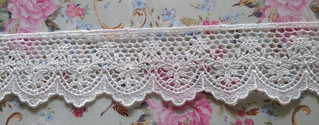 White Venice Scallop Lace - Etsy