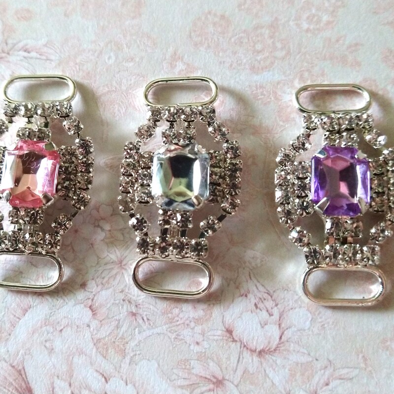 Rhinestone Connector - Etsy