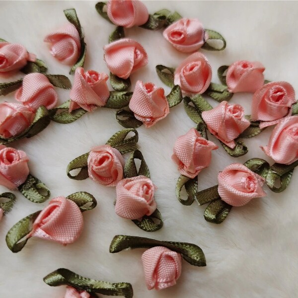 Pink Ribbon Roses - Etsy