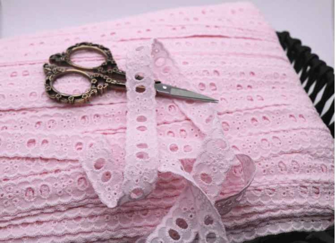 Pink Eyelet Insertion Lace - Etsy