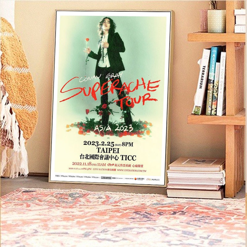 Conan Gray Superache Tour Asia 2023 Poster sold by Thien | SKU 169352 ...