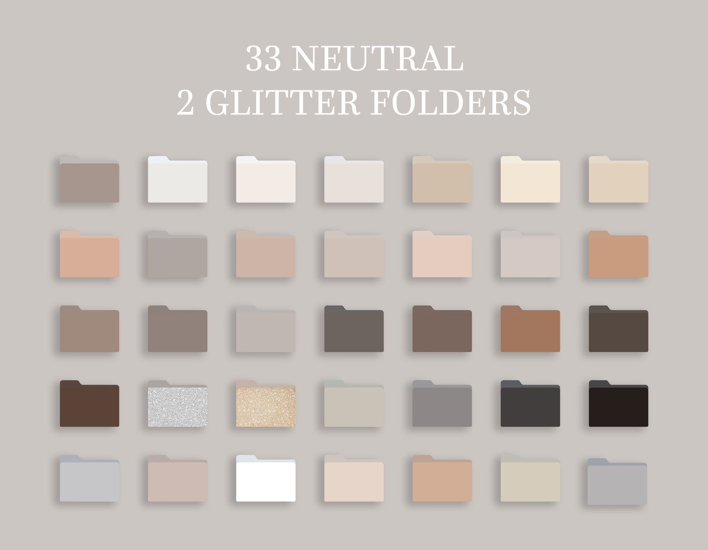 Desktop Organizer Wallpaper for MAC and WINDOWS With 100 Folder Covers ...