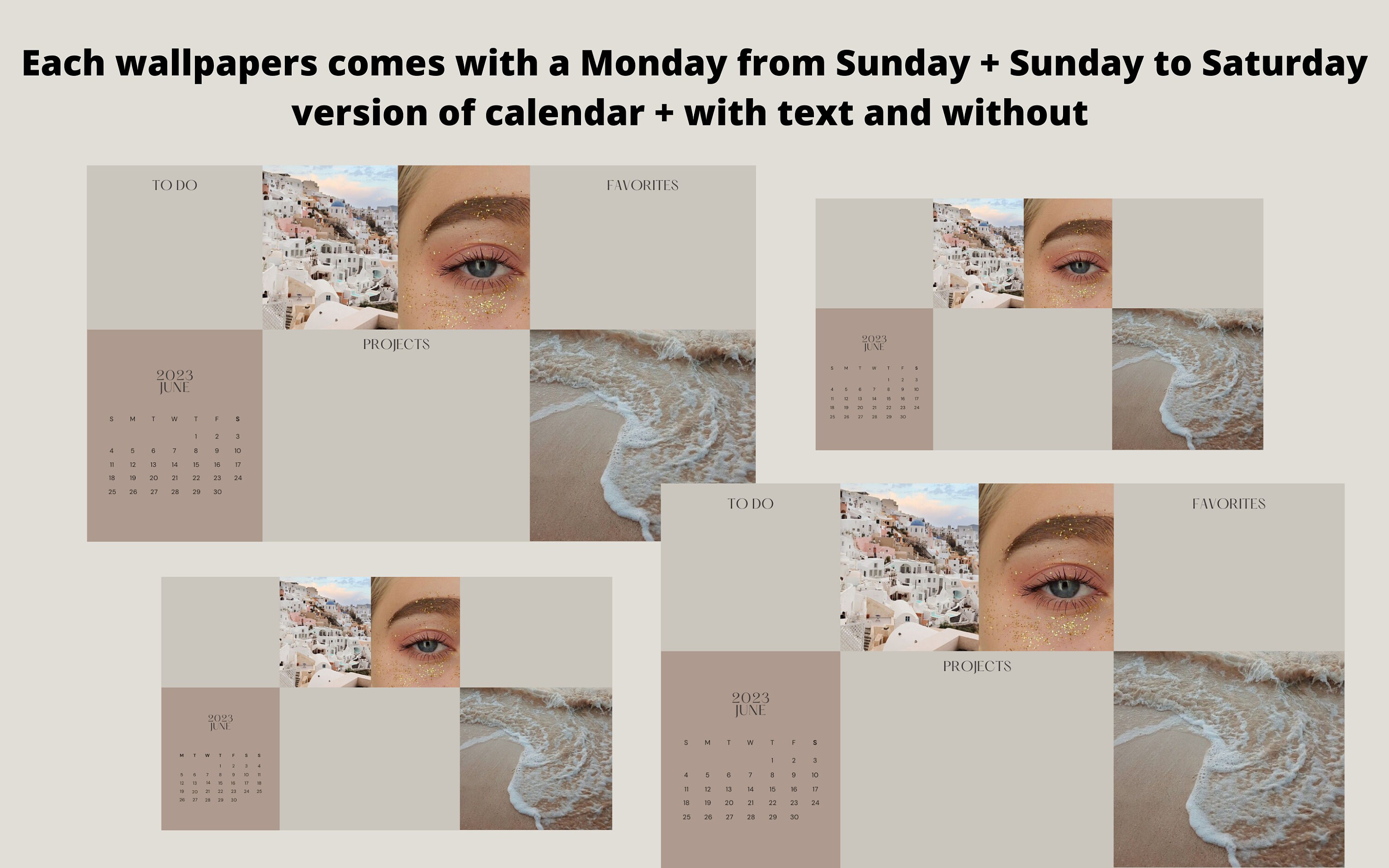 2022/2023 Calendar Desktop Organizer and 100 Folder Cover for Mac and ...