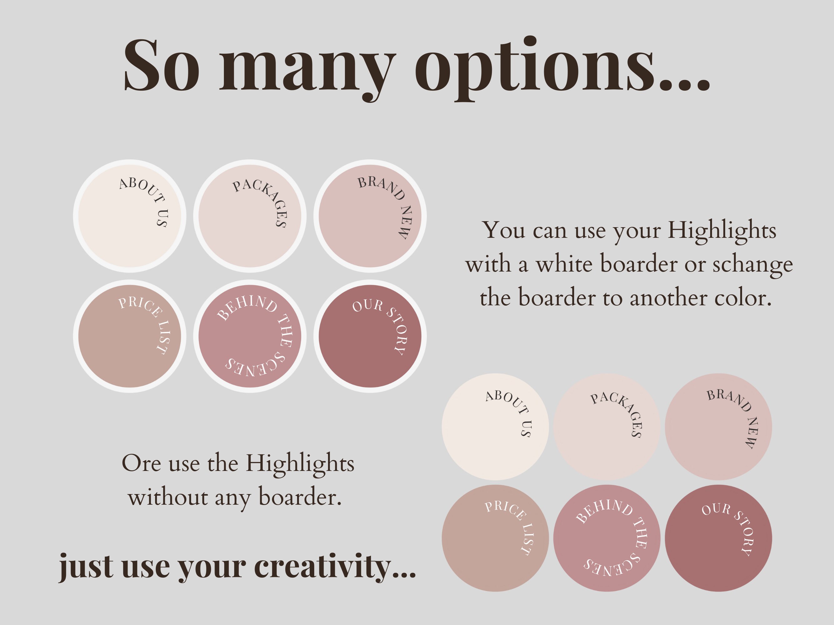 DIY Editable Instagram Higlight Covers Powder Pastel Story Covers for ...