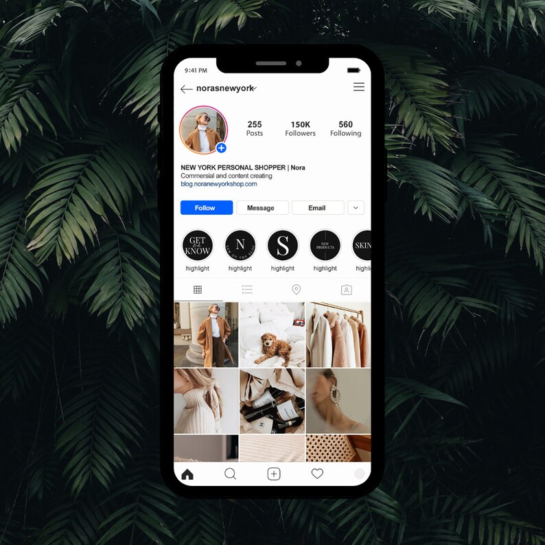 Editable Instagram Higlight Covers for Business Owners, Bloggers ...