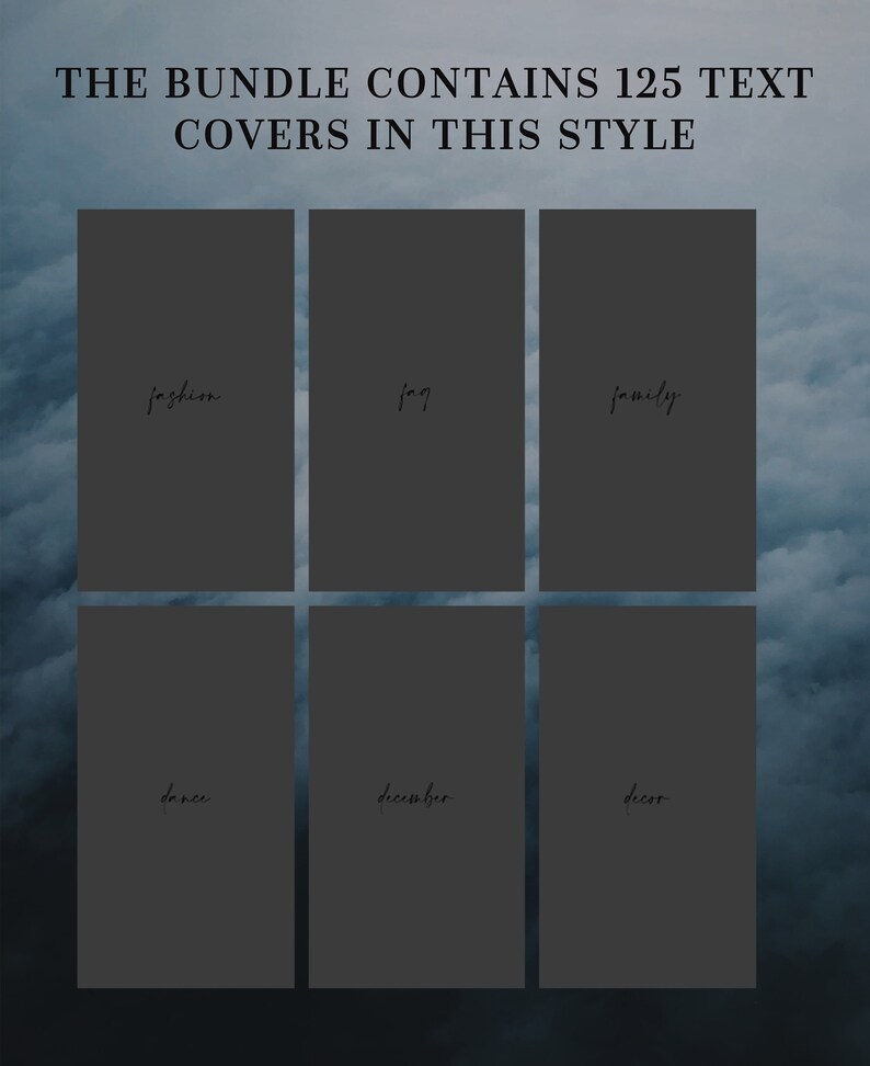 140 Dark Instagram Highlight Covers Lifestyle, Boss Edition With ...