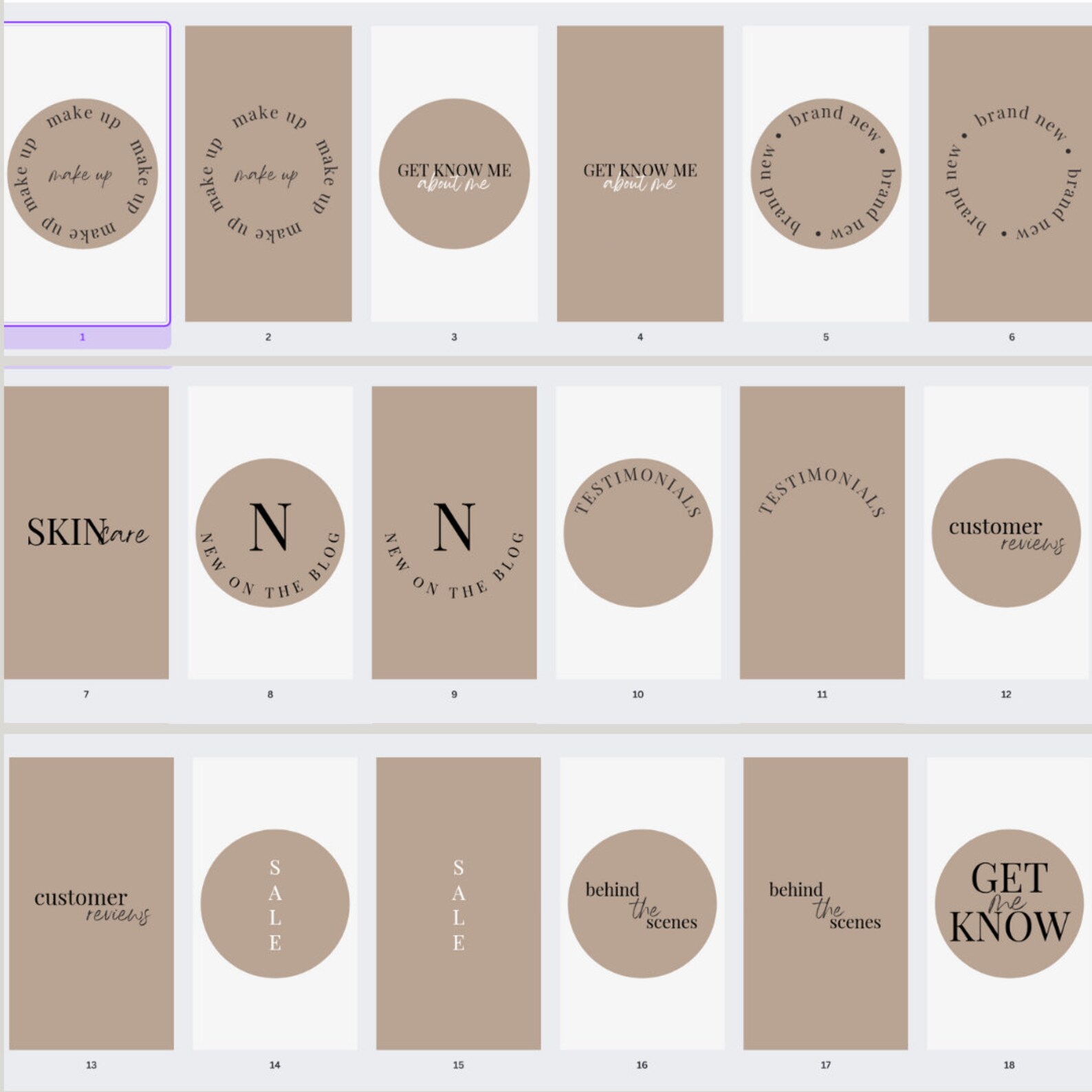 DIY Editable Instagram Higlight Covers for Business Owners, Bloggers ...