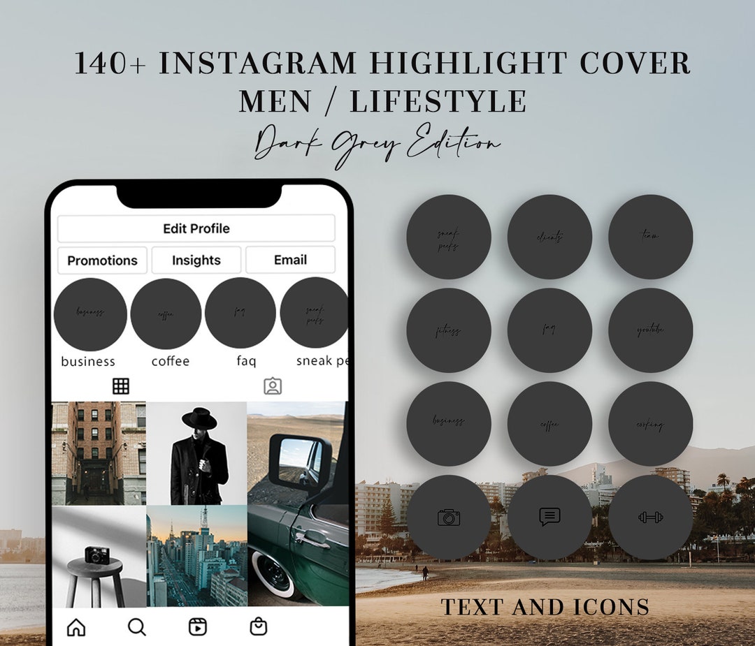 140+ Dark Instagram Highlight Covers | Lifestyle, Boss Edition With ...