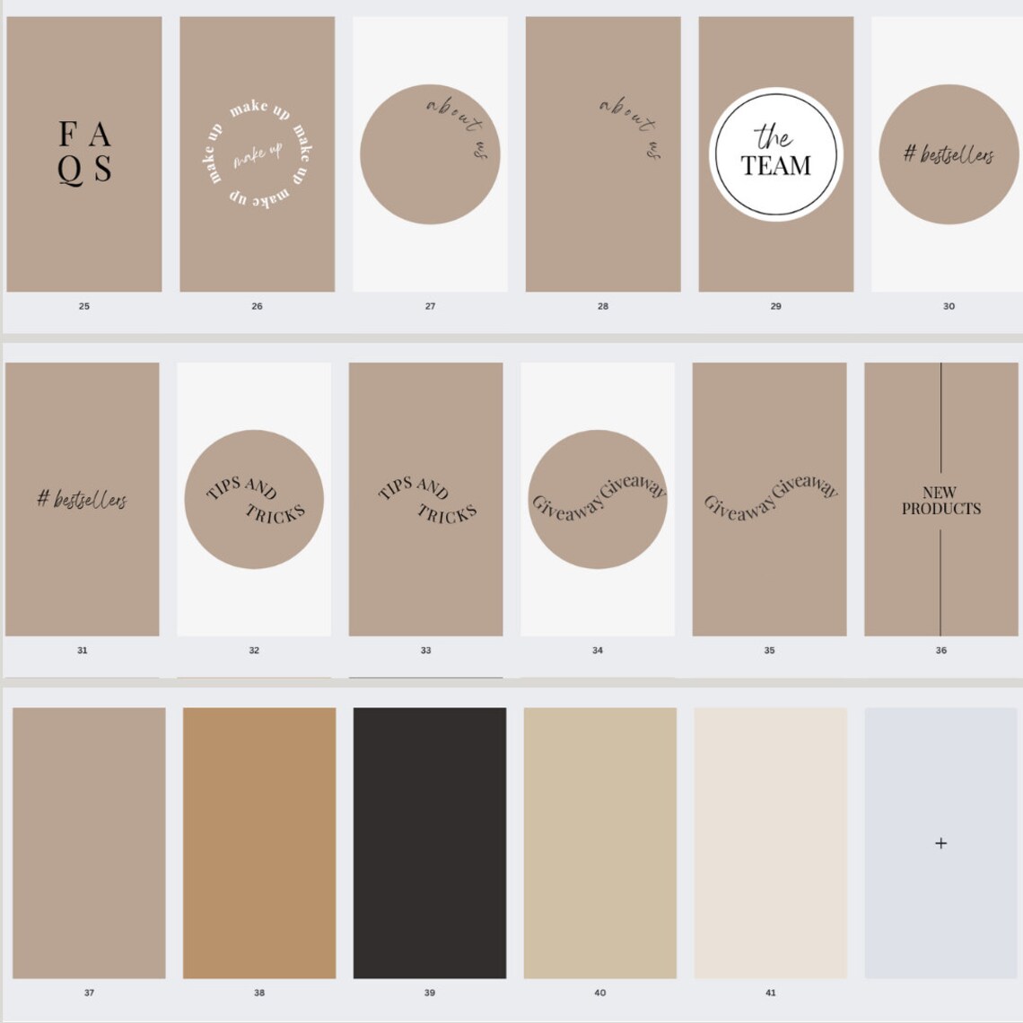 DIY Editable Instagram Higlight Covers for Business Owners - Etsy