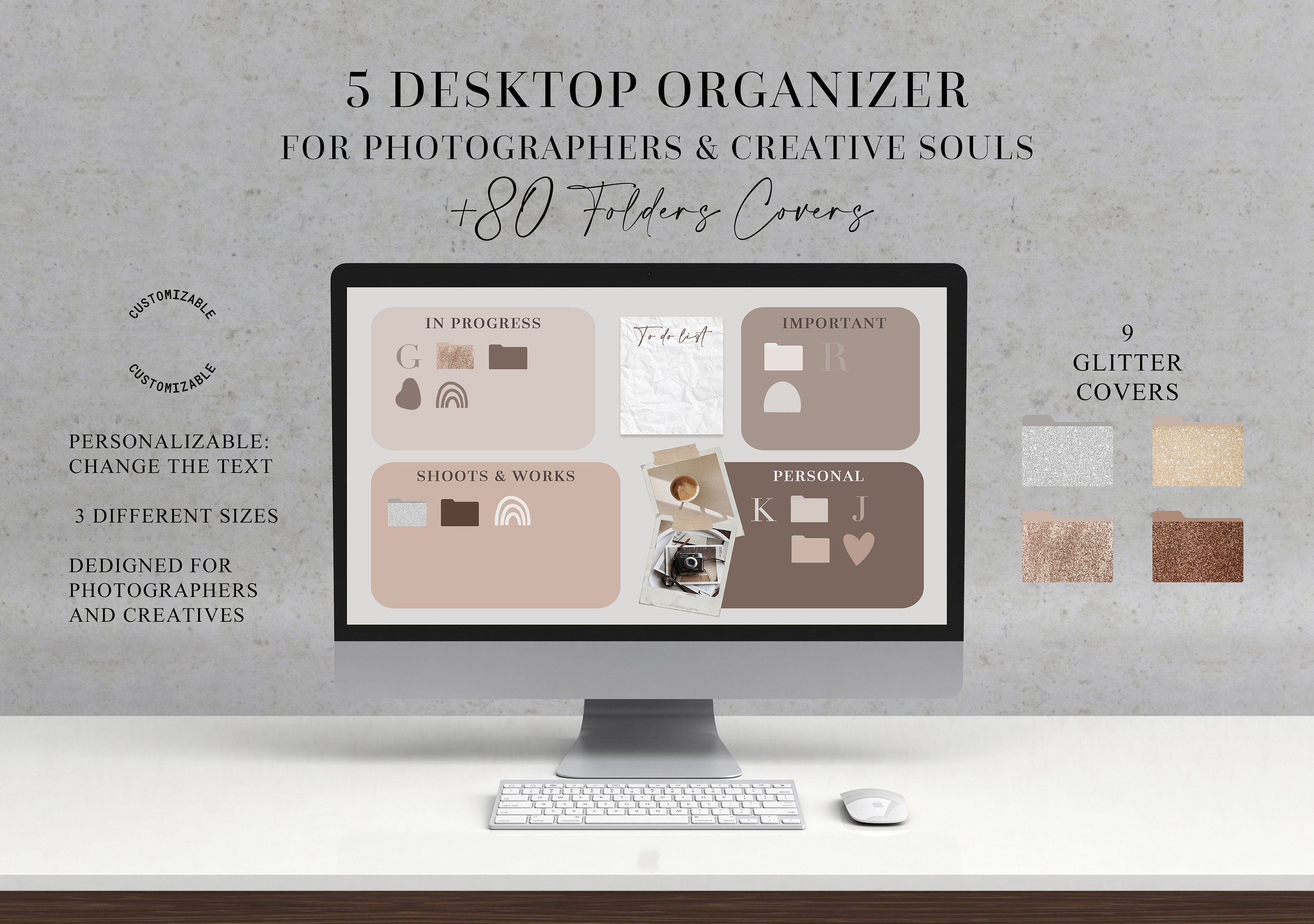 Creative Desktop Icons Wallpaper